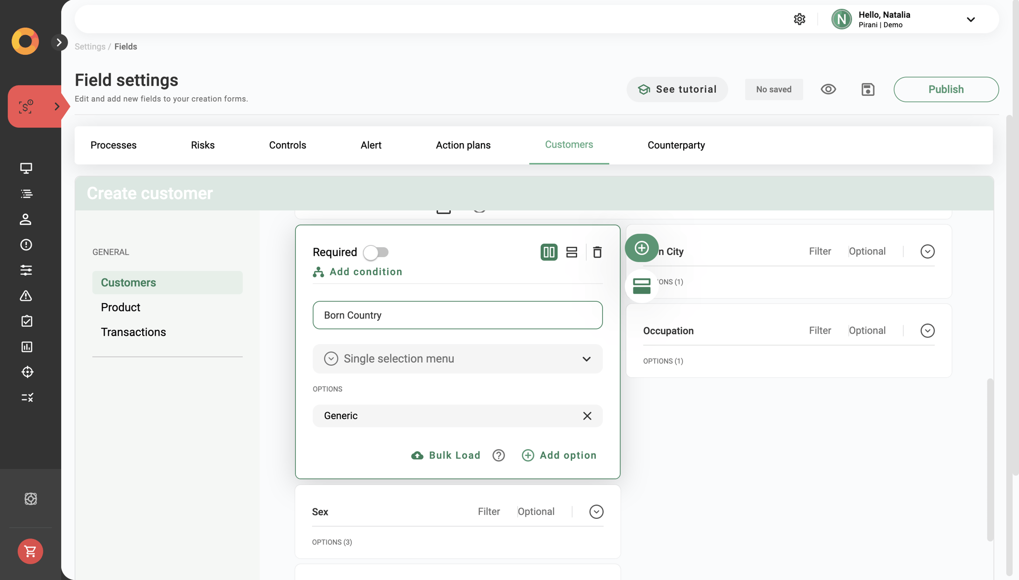 How do the customer-counterparty and alert modules work?