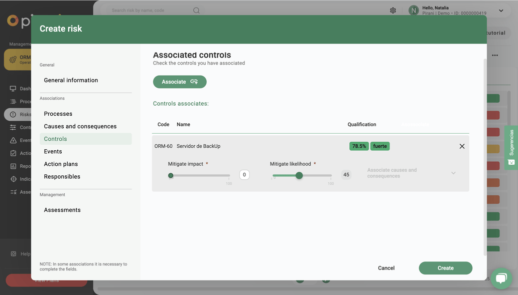 How does the risk module work?