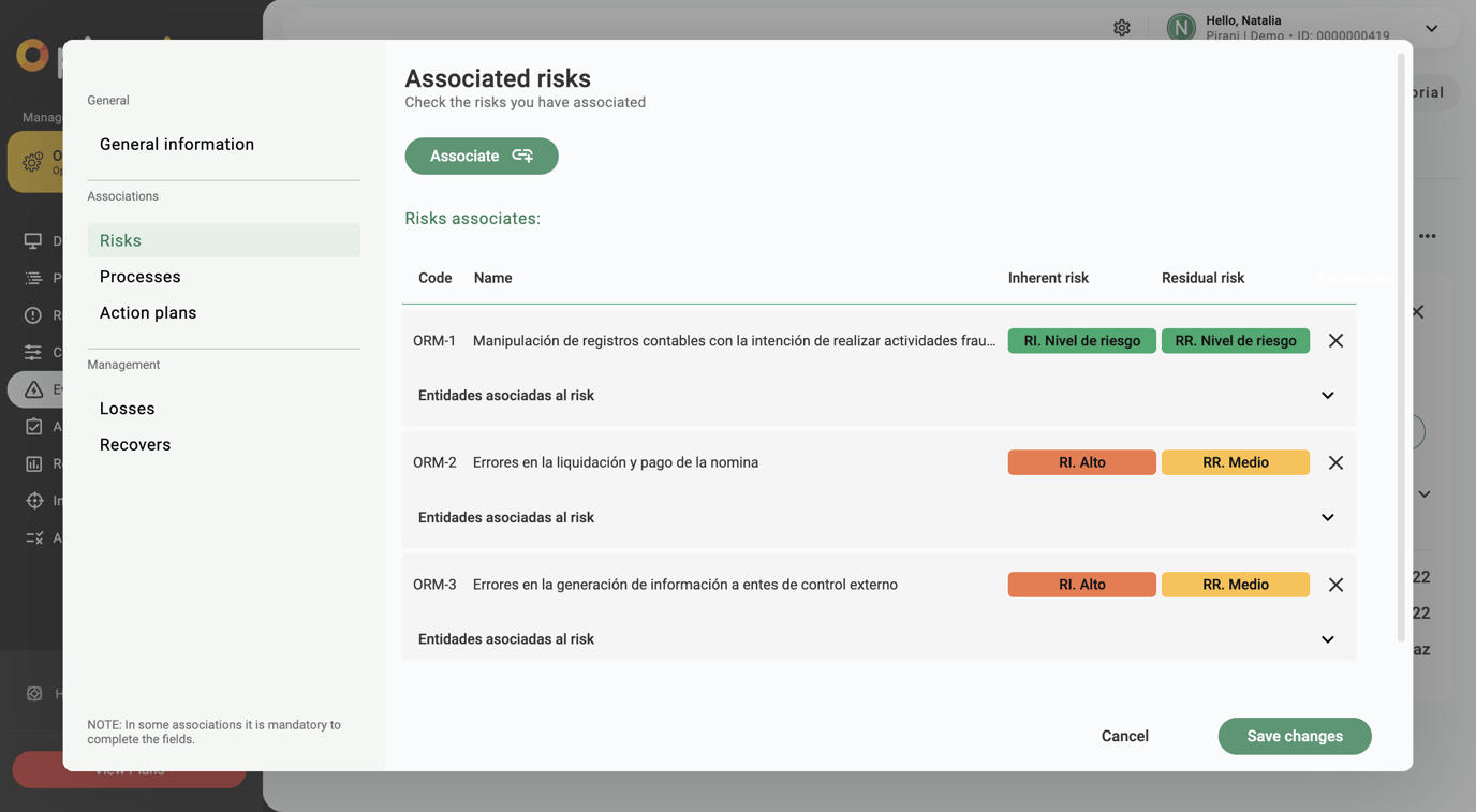 How does the events module work?