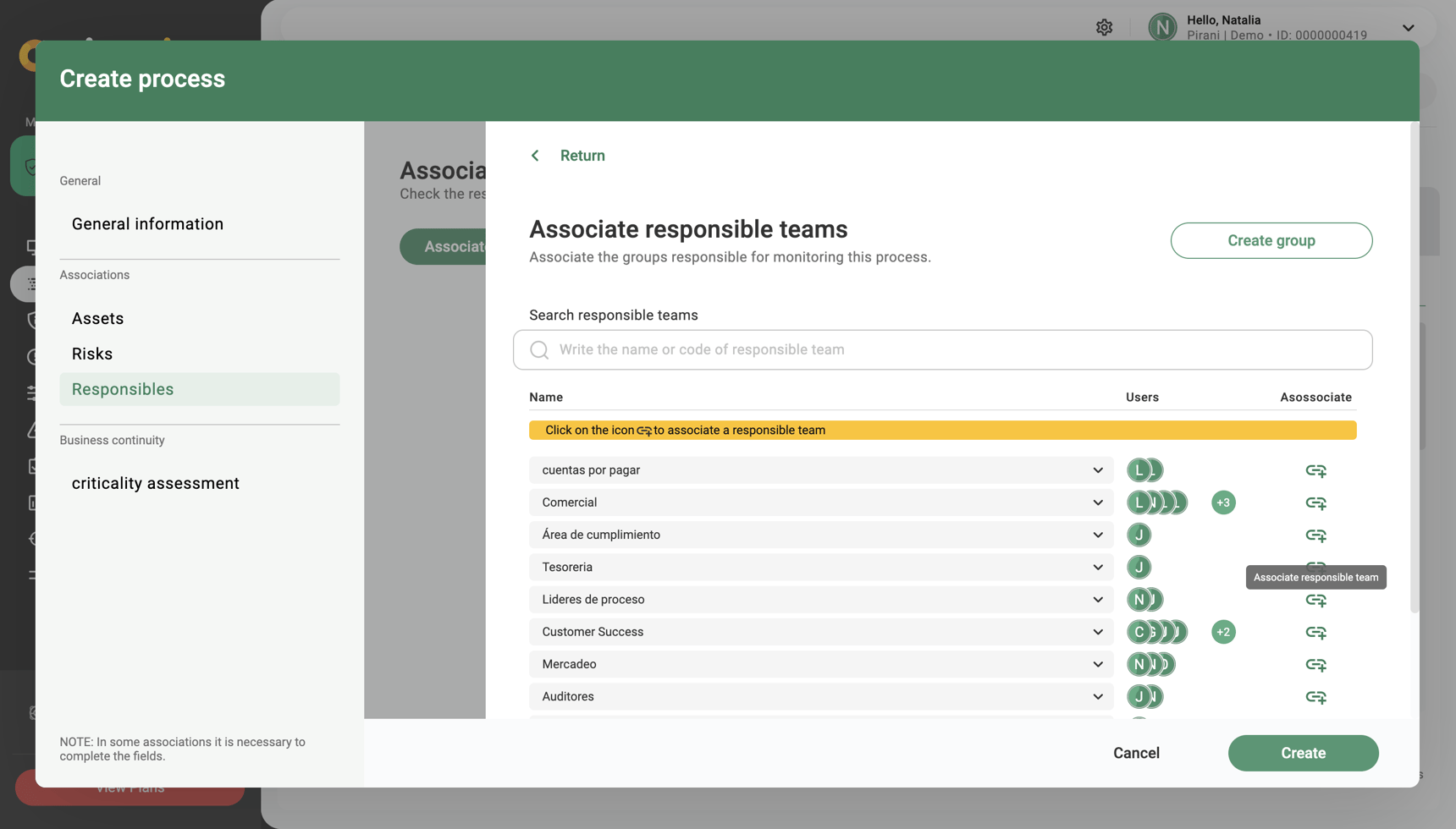 How does the process module work? (ISMS)