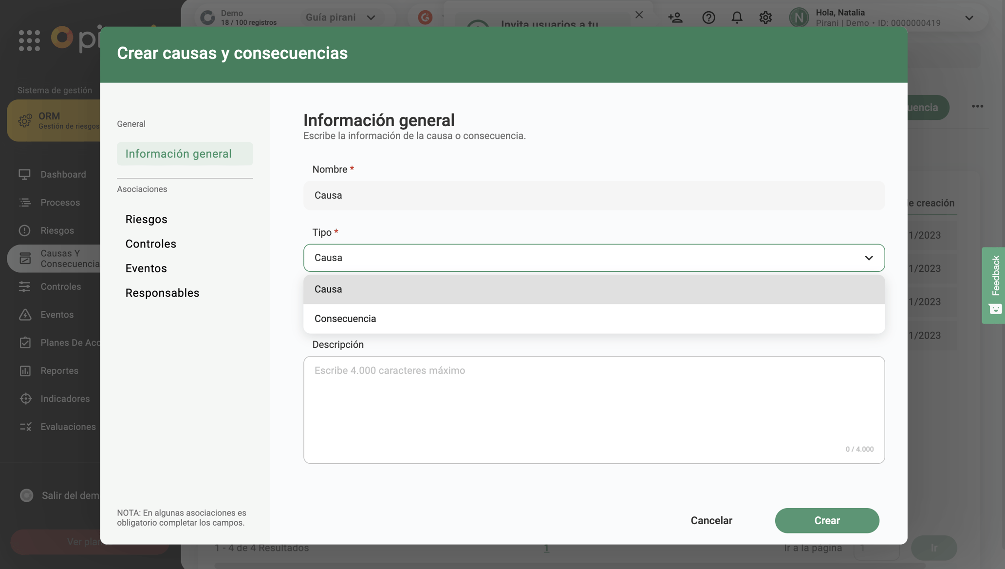 ¿Cómo funciona la experiencia Demo de Pirani?