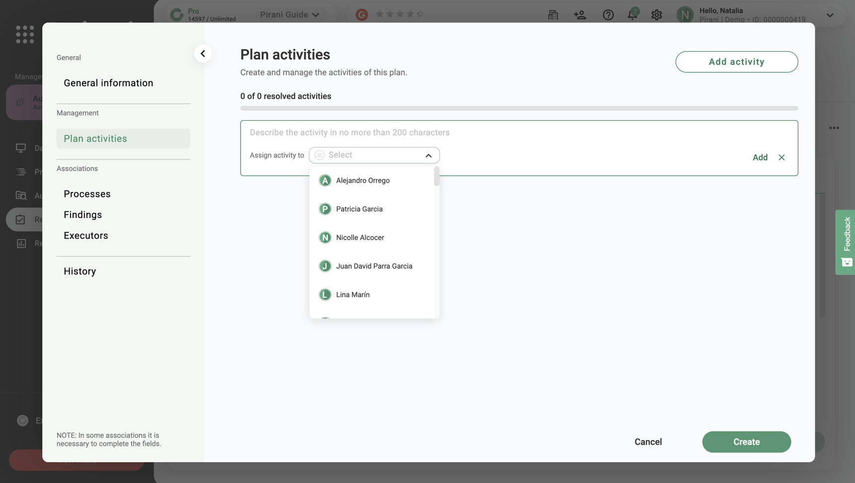 How does the remediation plans section work?