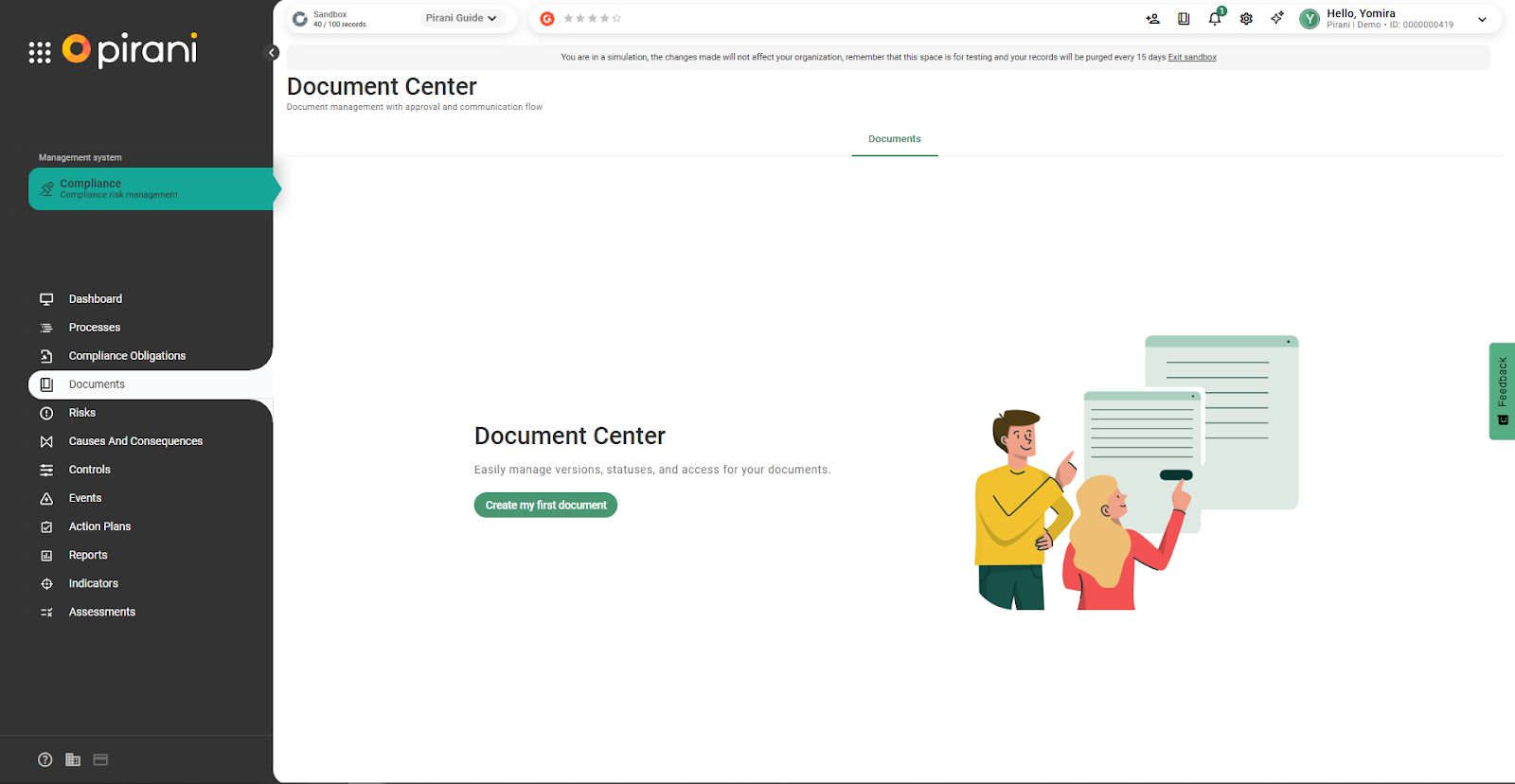 How does the Documents module work?